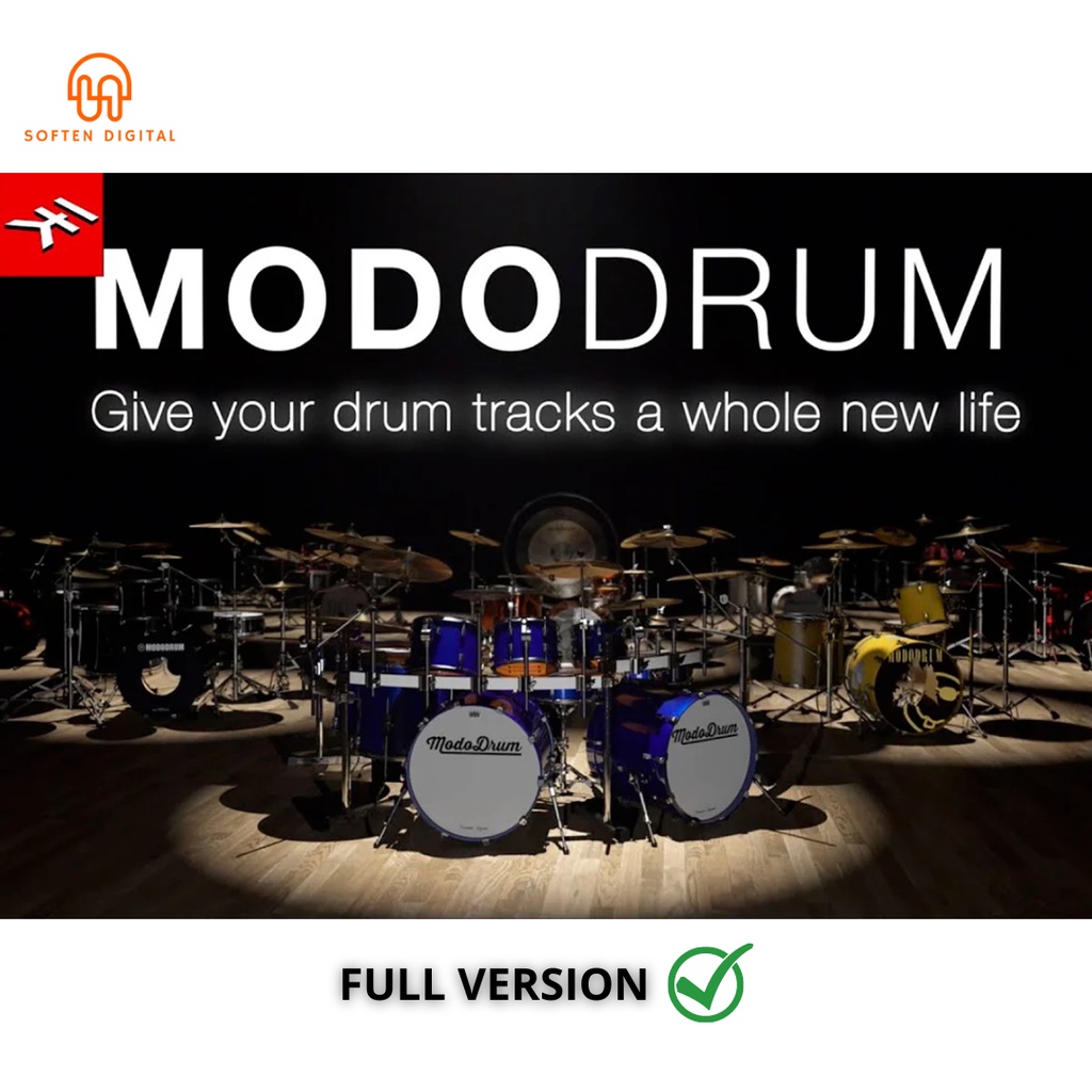 Jual IK Multimedia MODO DRUM v1 VSTI Plugin physical modeling drum virtual instrument for ...
