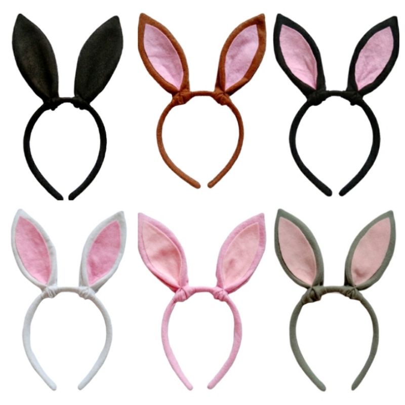 Jual Bando Karakter Telinga Kelinci Bunny Lucu Bando Masker Bando ...