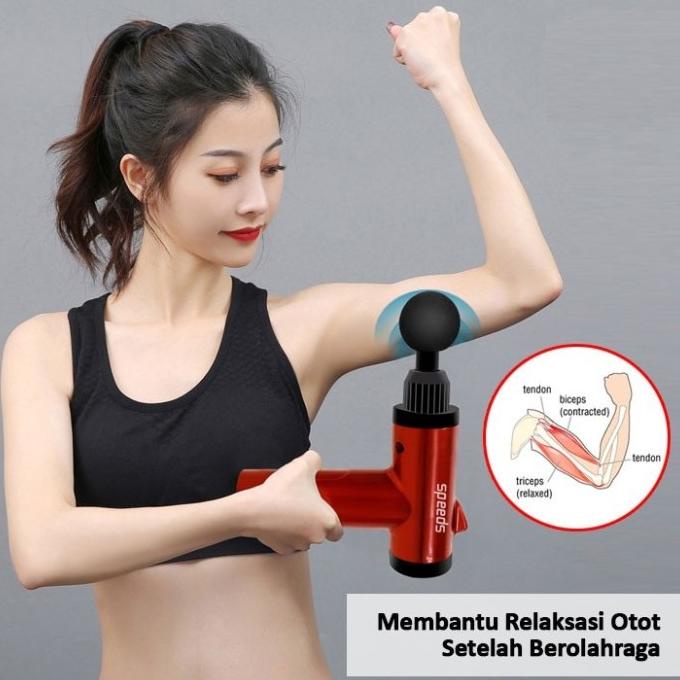 Jual Alat Pijat Getar Portable Fascial Massage Gun Mini Terapi ...