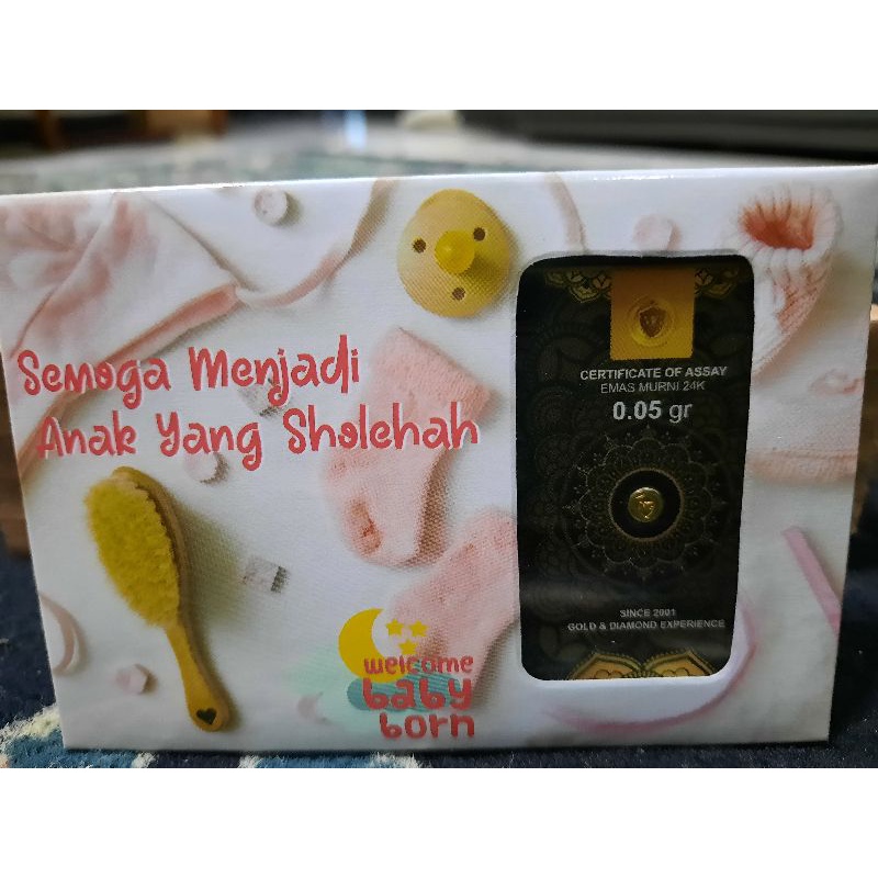 Jual Hadiah Kelahiran Bayi Gift Baby Born Boy Girl Gold | Shopee Indonesia