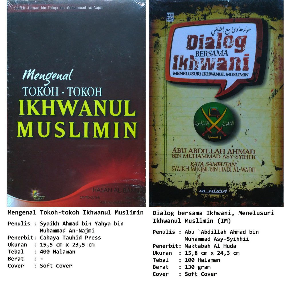 Jual Mengenal Tokoh-Tokoh Ikhwanul Muslimin & Dialog Bersama Ikhwani ...