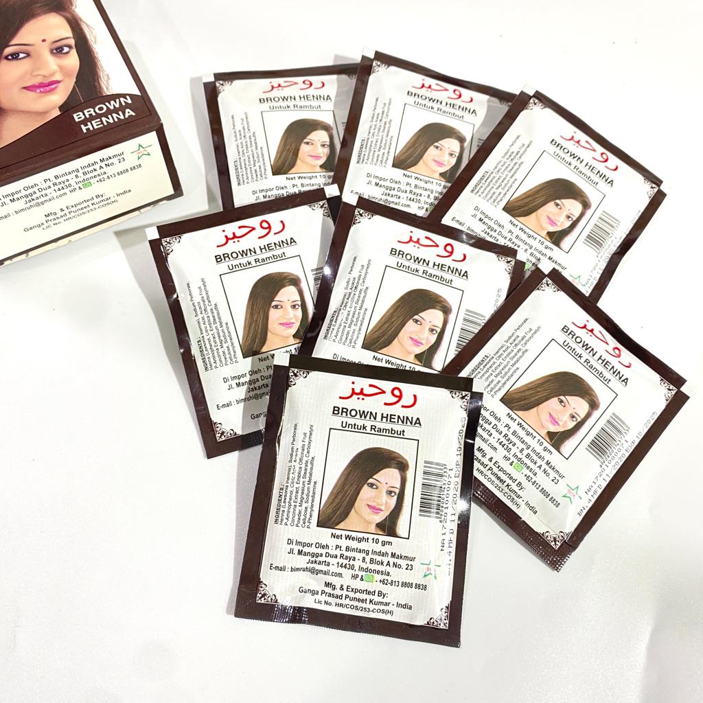 Jual Henna Pewarna Rambut Per Sachet 10 MG | Shopee Indonesia