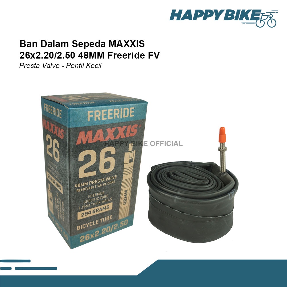 Jual Maxxis Ban Dalam Sepeda 26 x 2.20 / 2.50 FV FreeRide Bicycle Inner ...