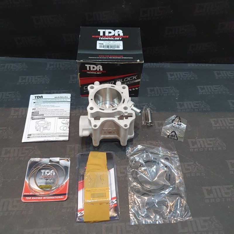 Jual Cylinder Block Seher Blok Piston Honda PCX 150 TDR Racing 62mm ...