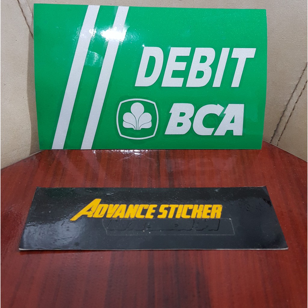 Jual sticker sign logo debit bca | Shopee Indonesia