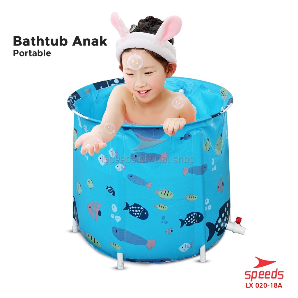 Jual SPEEDS Bak Mandi Lipat Folding Bathtub Portable Bathtub Lipat ...