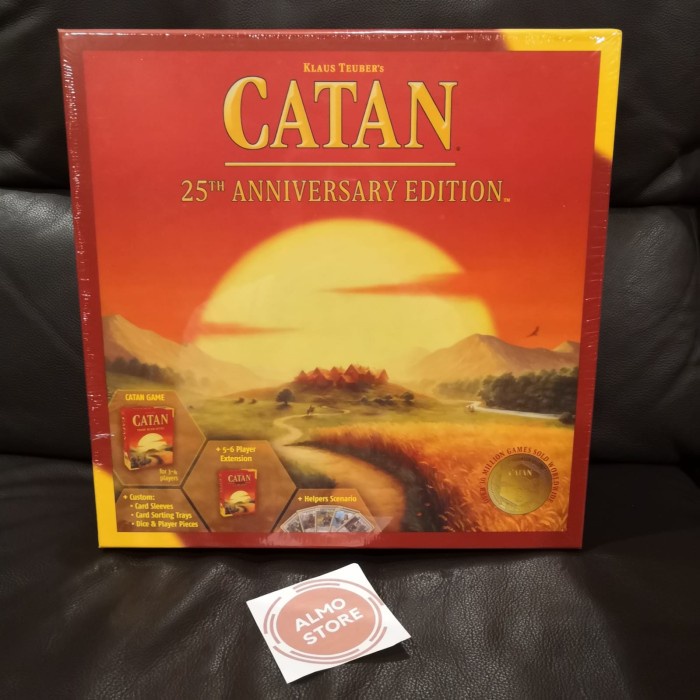 Jual Jarwhi15seller - CATAN 25th Anniversary Special Edition Boardgame ...