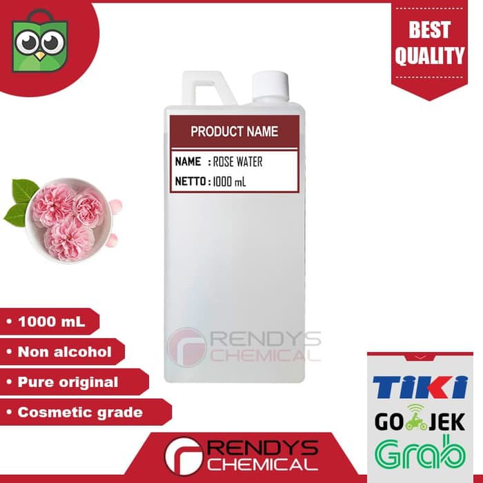 Jual Pure Rose Water 1 liter / Air Mawar Murni 1 liter | Shopee Indonesia