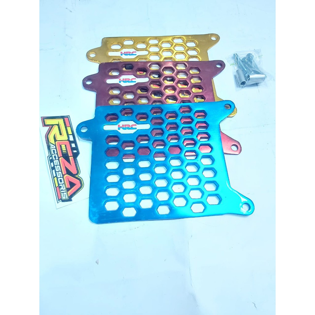 Jual Cover radiator hrc vario 110 cnc vario karbu almunium / tutup ...