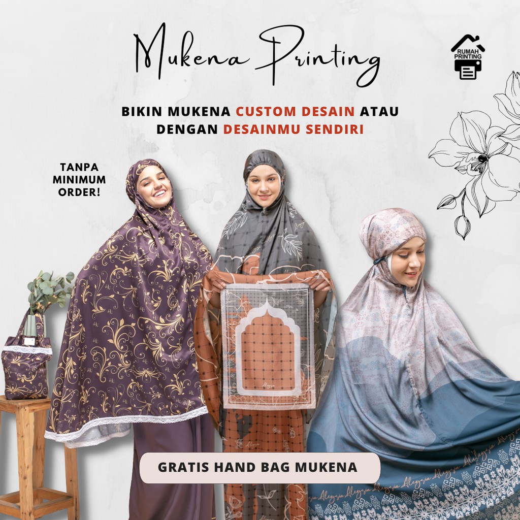 Jual Mukena Printing (Custom Bahan dan Desain) | Shopee Indonesia