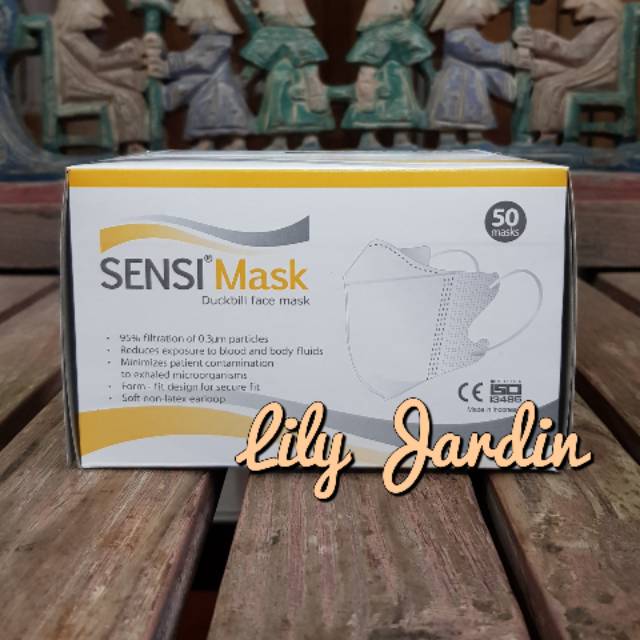 Jual Sensi Mask Duckbill 3-ply Face Mask / Masker - 50 bh | Shopee ...