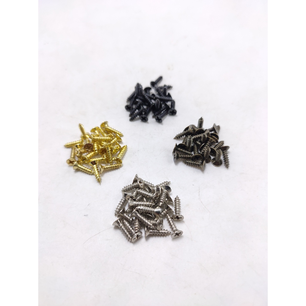 Jual Skrup mini antik ( 100 pcs ) skrup kepala 5 panjang 6 -10 mm P.S25 ...