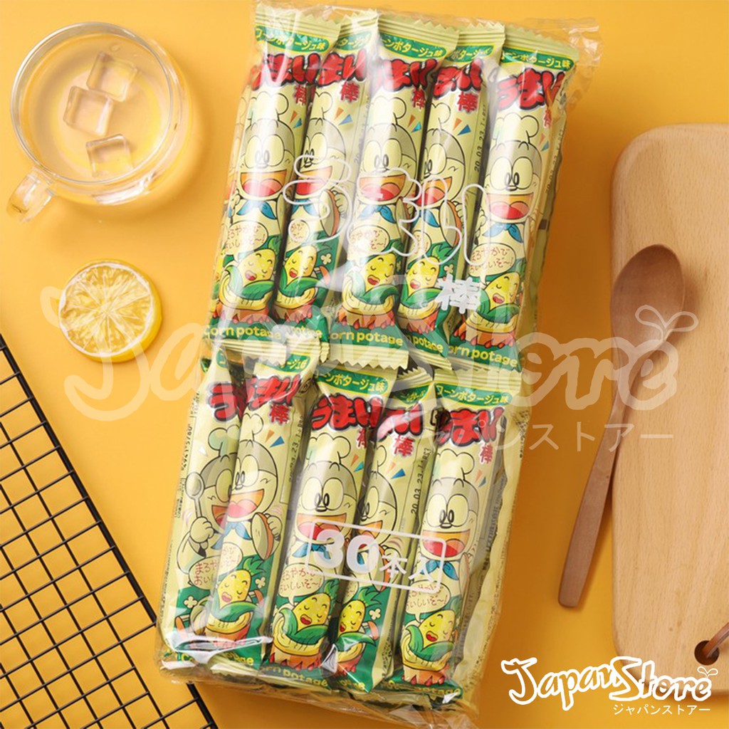 Jual Yaokin Umaibo [Umai/Delicious Stick] Corn Potage Flavor [30 pcs ...