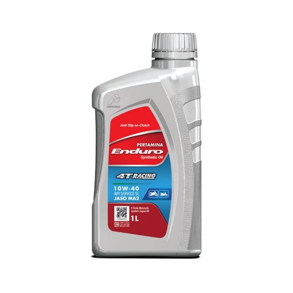 Jual Oli Pertamina Enduro Racing 4T 1 liter SAE 10W-40 JASO MA2 APL SL | Shopee Indonesia