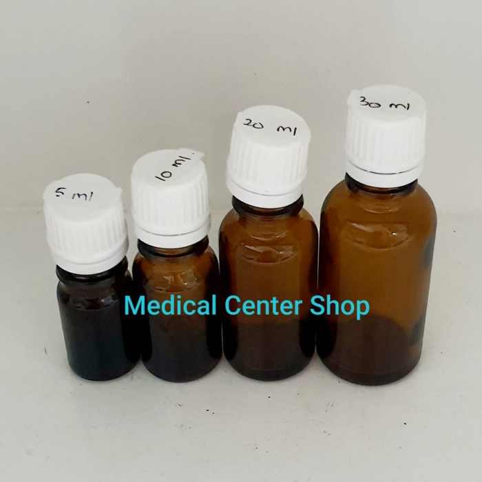 Jual Botol Kaca Amber Botol Essential Oil 5ml 10ml 20ml 30ml | Shopee Indonesia