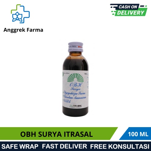 Jual OBH SURYA ITRASAL/100 ML/OBAT BATUK BERDAHAK/OBAT BATUK HITAM ...