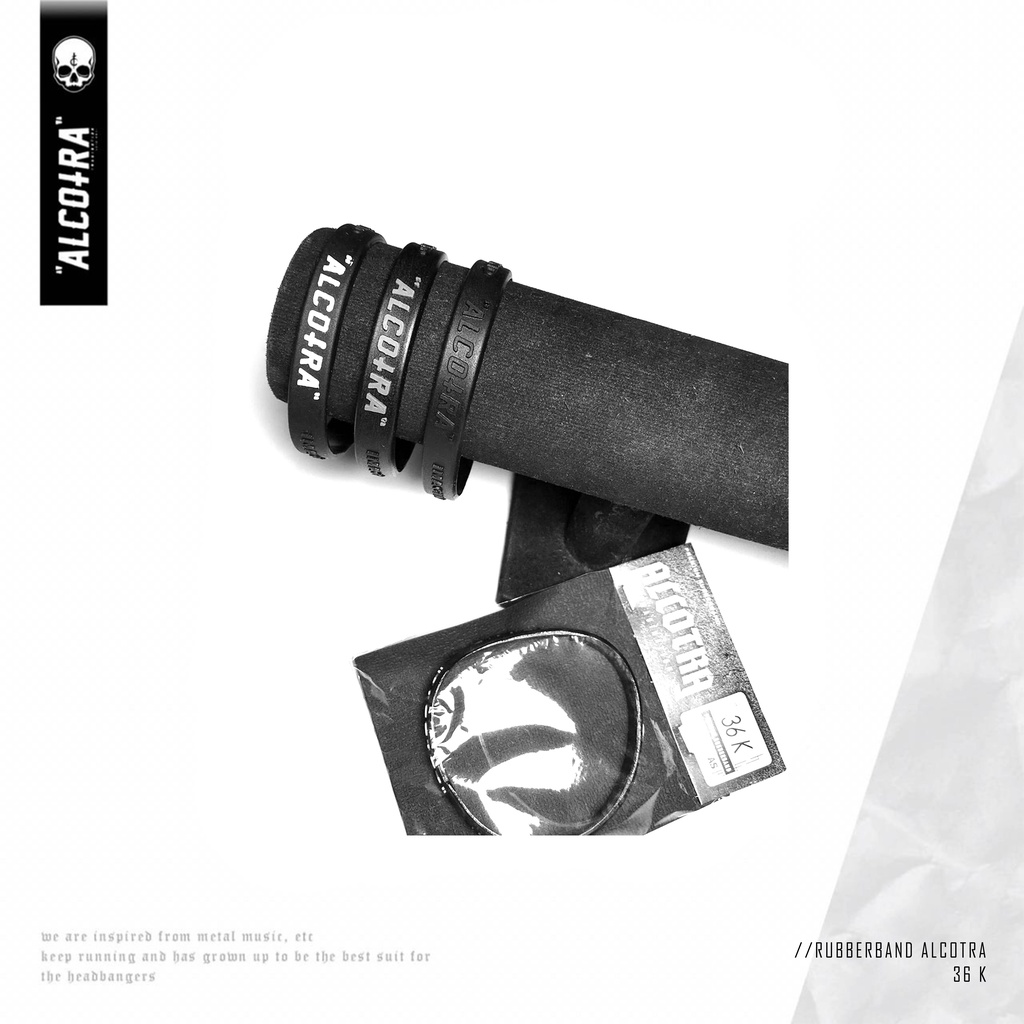 Jual RUBBER BAND ALCOTRA // RB ALCOTRA // GELANG SKULL | Shopee Indonesia