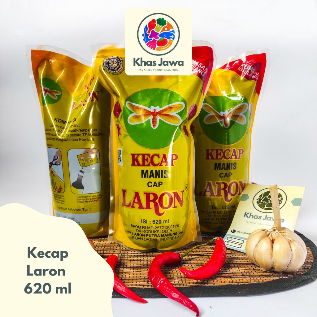 Jual Kecap Manis Cap Laron 620 ml Asli Tuban | Shopee Indonesia