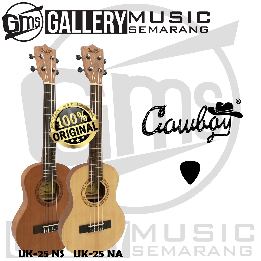 Jual Ukulele Cowboy Original UK-25 NA UK 25NS Ukulele Cowboy Tenor 25 ...
