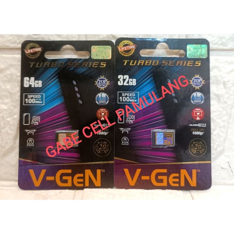 Jual MEMORY VGEN TURBO/CLASS 10 MICRO SD | Shopee Indonesia