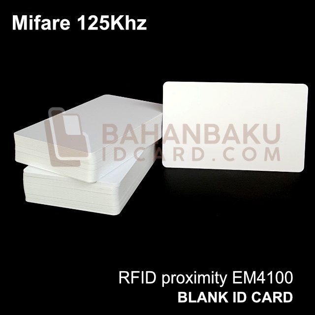 Jual BLANK ID CARD 125Khz / Blank Thermal Proximity 125 khz ID Card ...