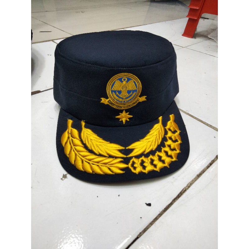 Jual Topi Perhubungan | Dishub Gol 4C[ bintang 1], Gol 4Ddan Gol 4E ...