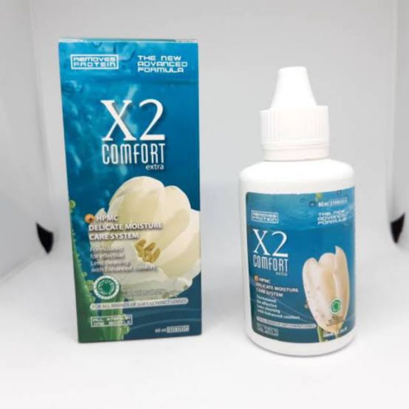 Jual Cairan Pembersih Softlens - X2 60ml | Shopee Indonesia