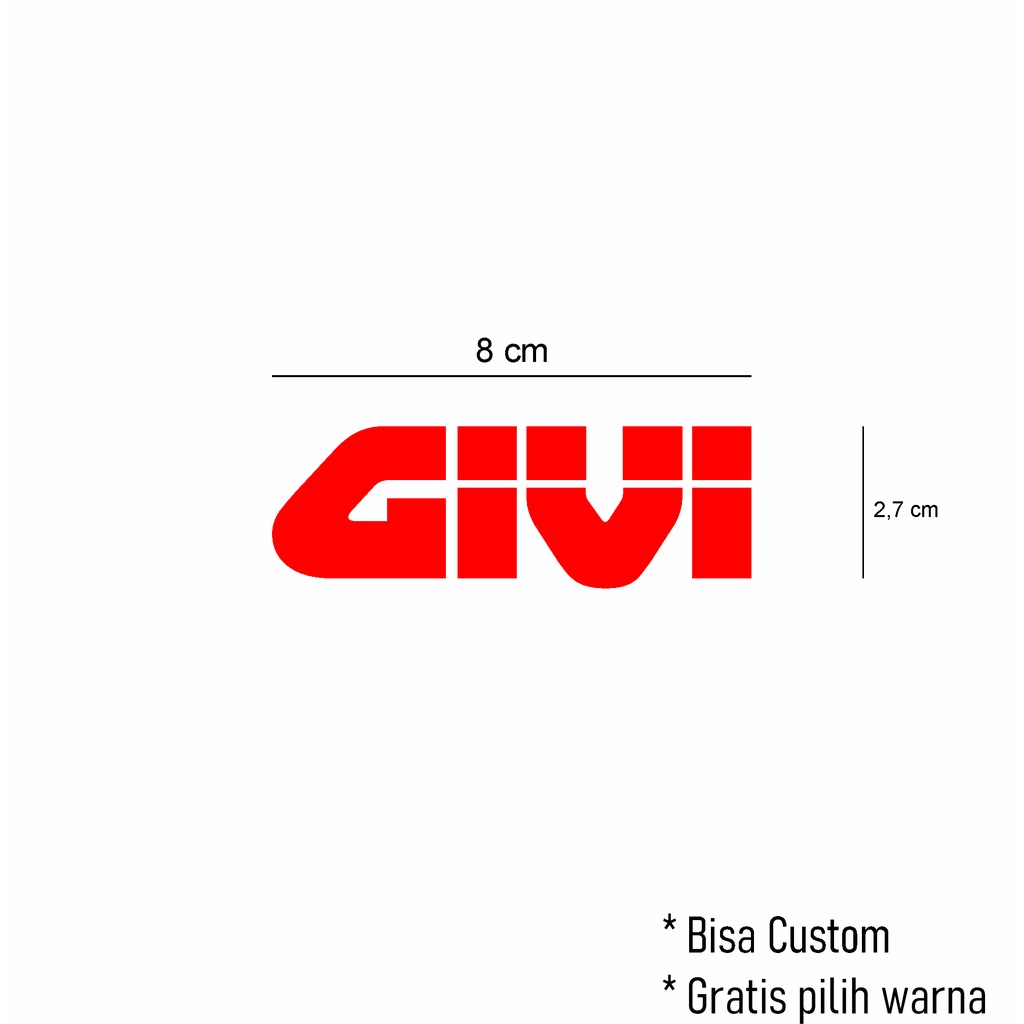 Jual Stiker Givi - Sticker Cutting | Shopee Indonesia