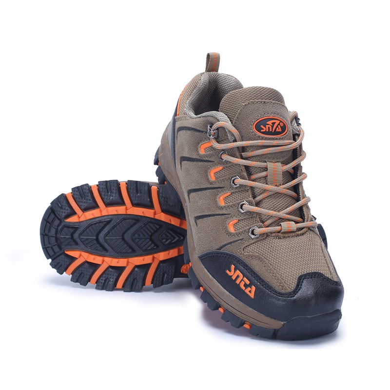 Jual Sepatu Gunung SNTA 401 Beige Brown -Free Tali Cadangan | Shopee ...