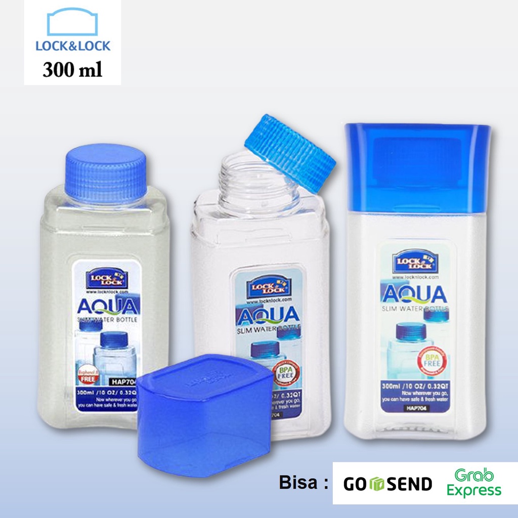 Jual Lock n Lock Aqua Slim Botol Air Minum Tempat Minum Lock&Lock 300ml ...