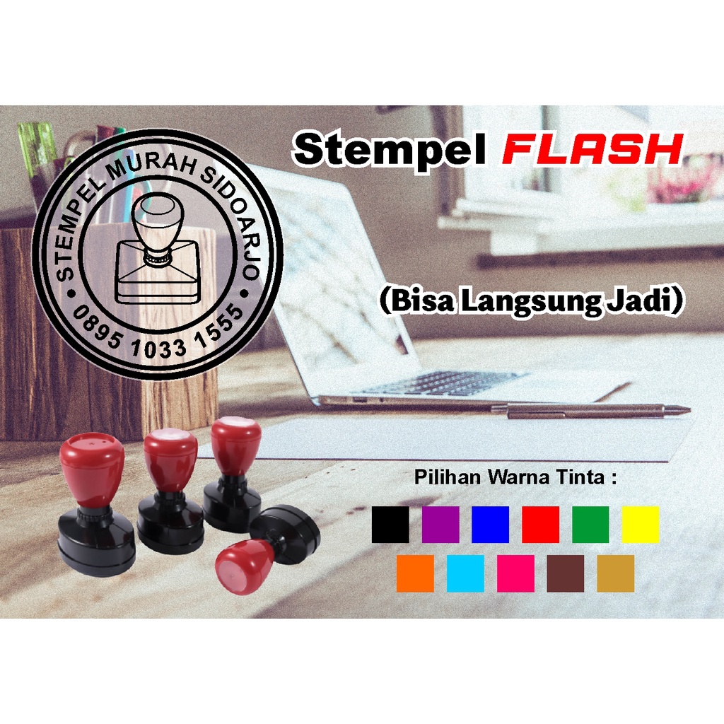 Jual Stempel Flash Oval - Stempel Murah Sidoarjo | Shopee Indonesia