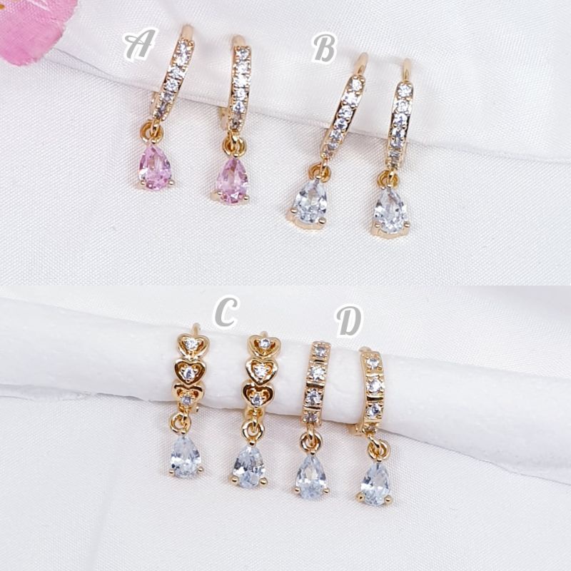 Jual Anting import titan permata tetes tidak karat | Shopee Indonesia