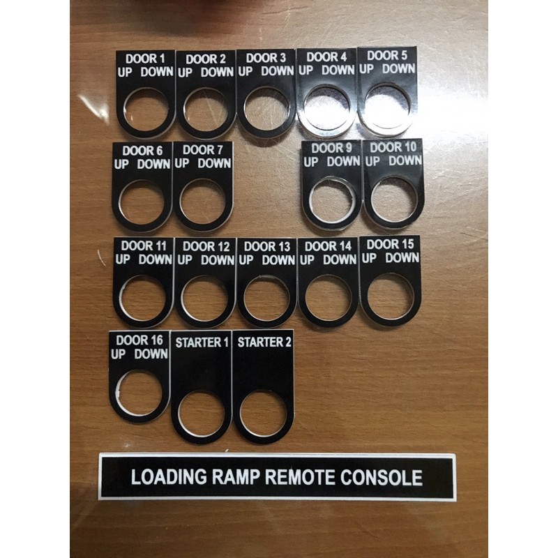 Jual 22mm Grafir Acrylic Name Plate Panel / Name Tag / Plat Ukir / Plat ...