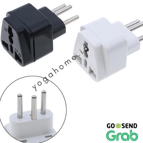Jual Adapter Konverter Power Plug Uk / Us / Eu Ke Switzerland Swiss Ac ...