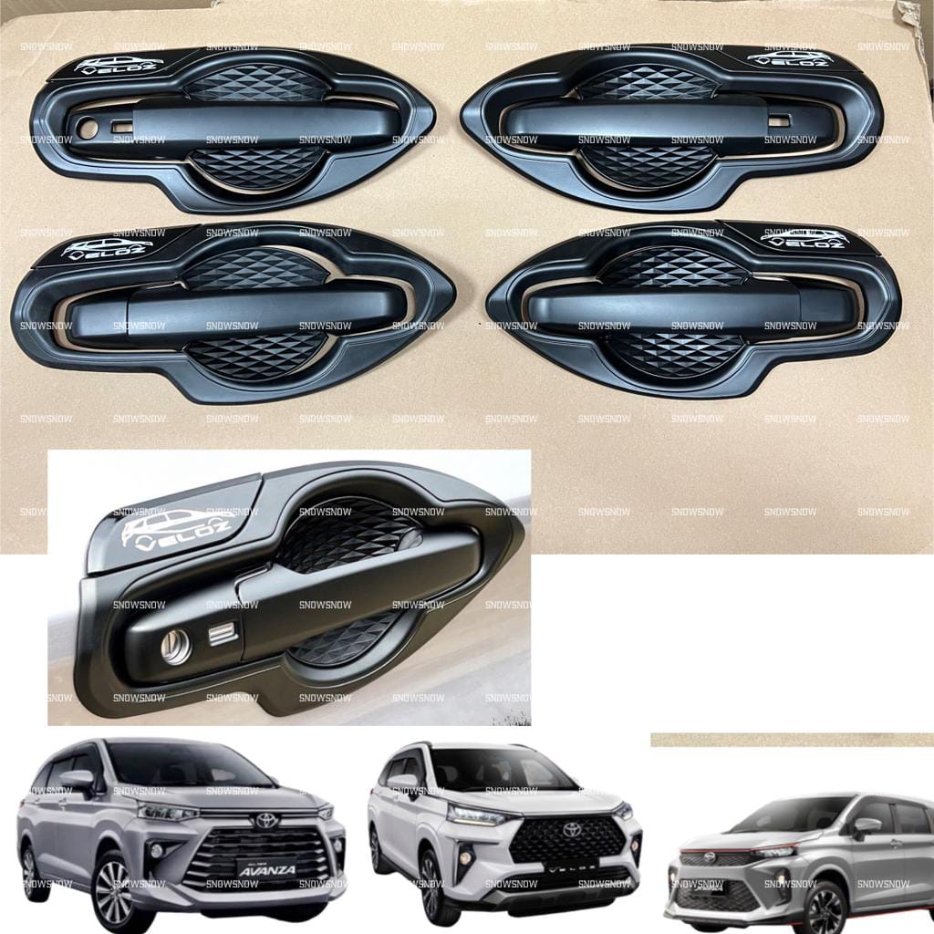 Jual Paket Outer Handle Cover Avanza Xenia Veloz 2022 2023 2024 2025 2026 UP Hitam | Shopee ...