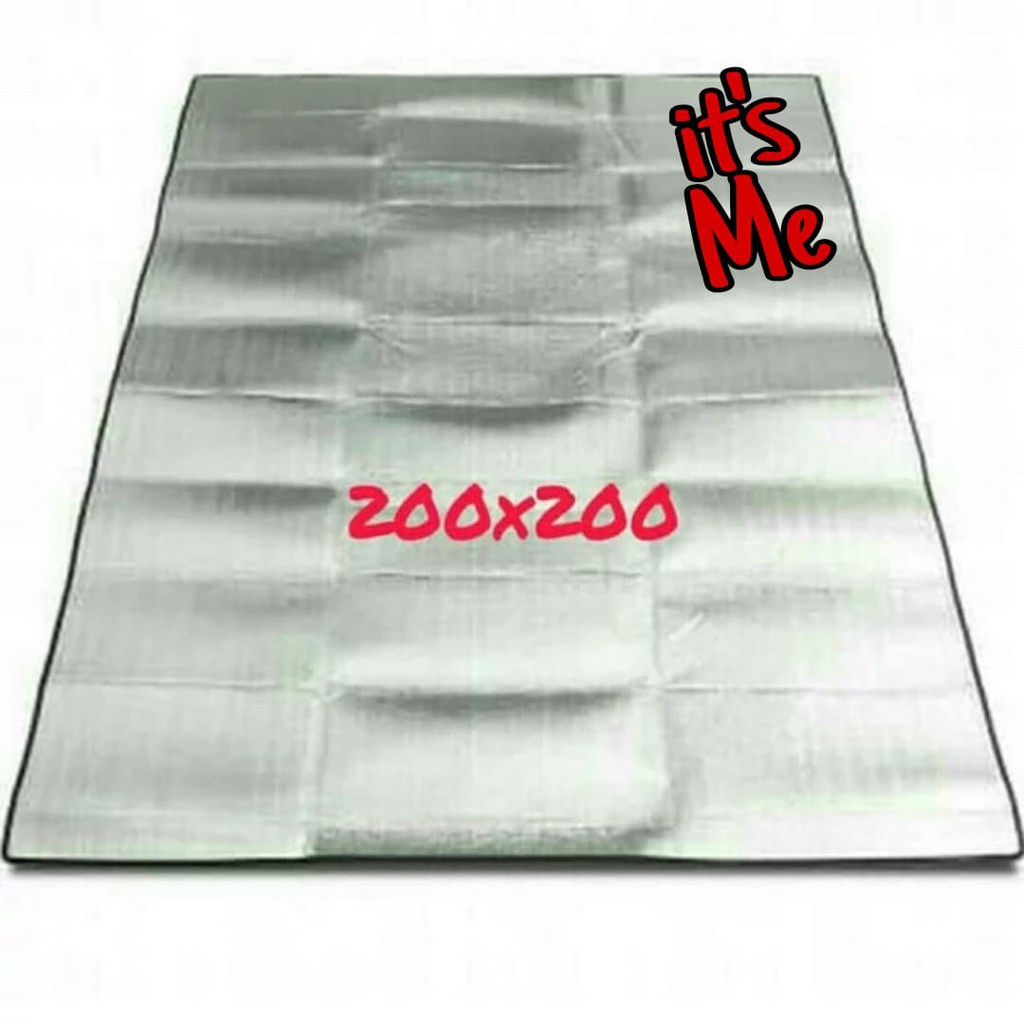 Jual Matras Camping Gunung Aluminium foil double | Shopee Indonesia