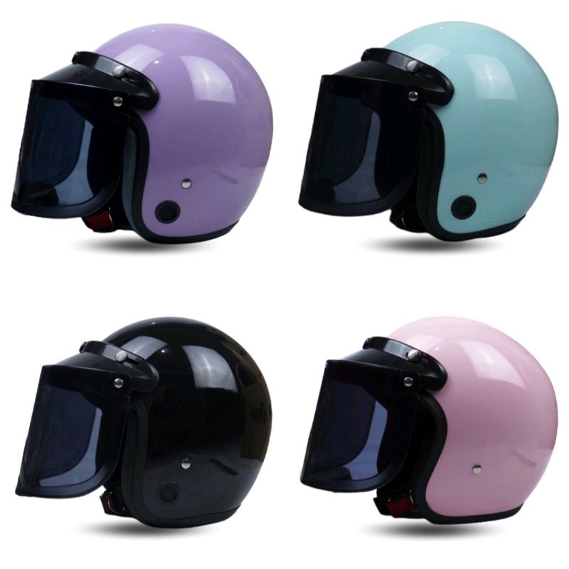 Jual Helm retro SNI | Shopee Indonesia