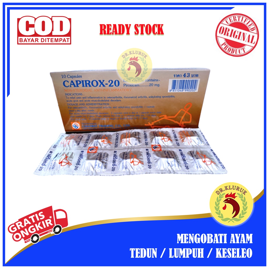 Jual Capirox 20 Obat Ayam Tedun Lumpuh Keseleo | Shopee Indonesia