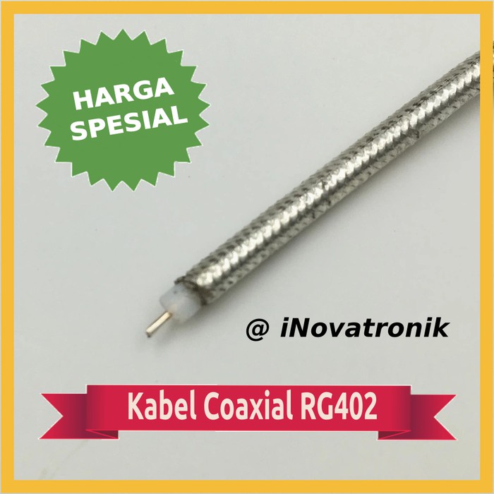 Jual Per 1cm kabel RG402 coaxial RG-402 semi rigid kaku FPV Pagoda 2 ...