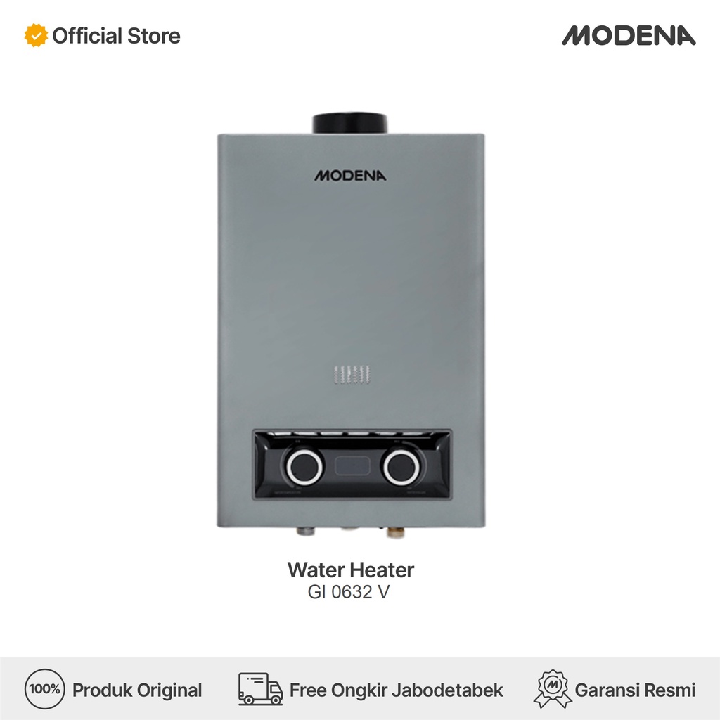 Jual MODENA Water Heater Gas Instan - GI 0632 V | Shopee Indonesia