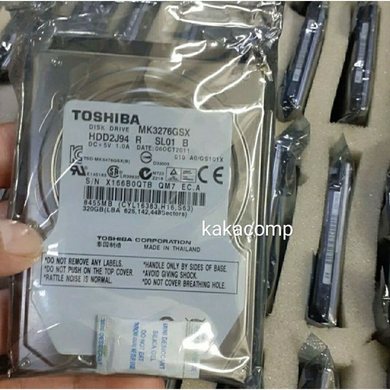 Jual Hardisk HDD Laptop 320GB SATA MERK TOSHIBA | Shopee Indonesia