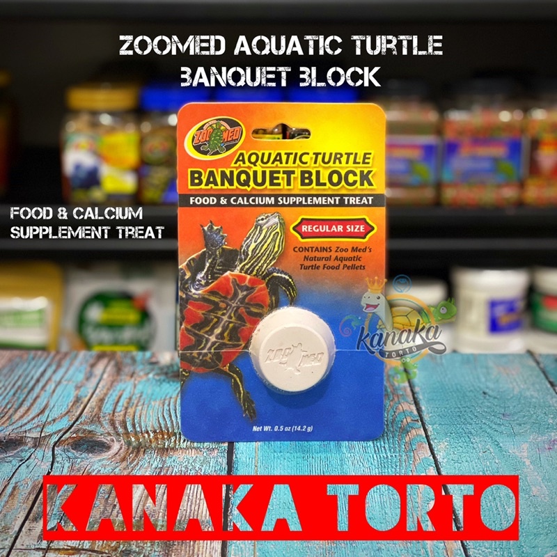 Jual Zoomed Aquatic Turtle Banquet Block Calcium Suplemen Turtle Kura ...
