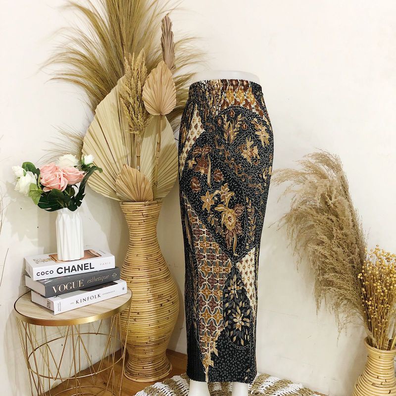 Jual ROK Batik Plisket All size. Belanja 6 pcs. + Bonus EMAS 24 k ...
