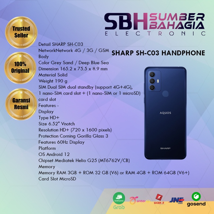 Jual SHARP SH-C03 HANDPHONE (NEW) (KHUSUS BANDUNG) | Shopee Indonesia