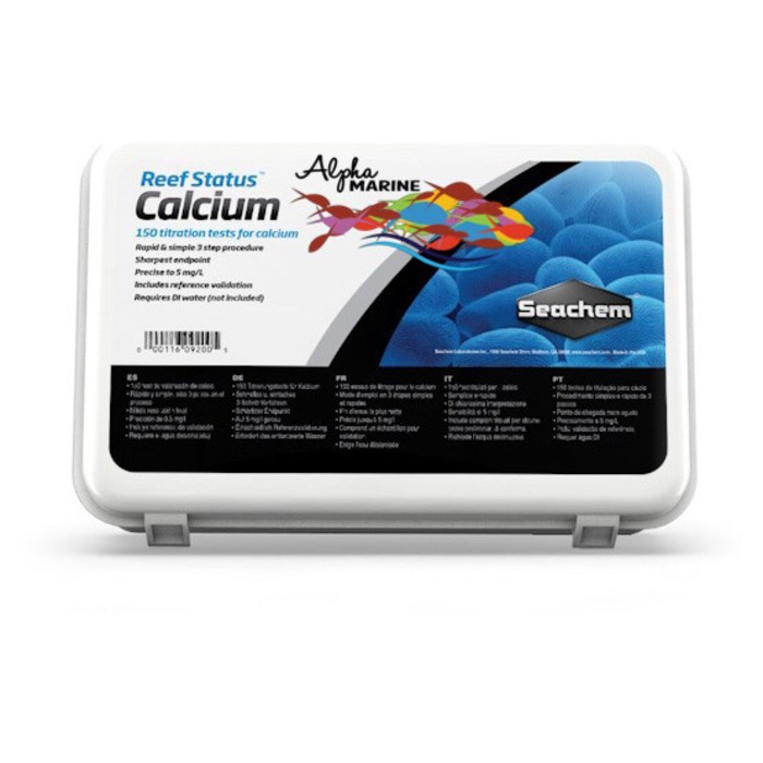 Jual Seachem Reef Status Calcium Test Kit (150 tests) | Shopee Indonesia