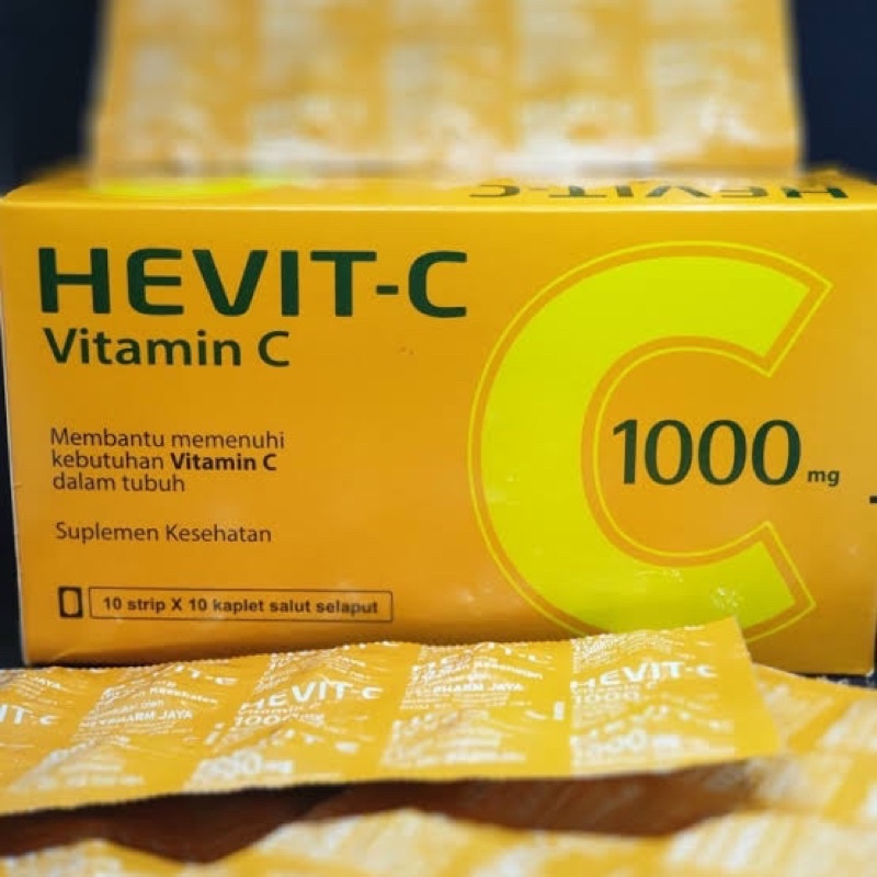 Jual HEVIT C 1000mg (1 box = 100 kaplet ) | Shopee Indonesia