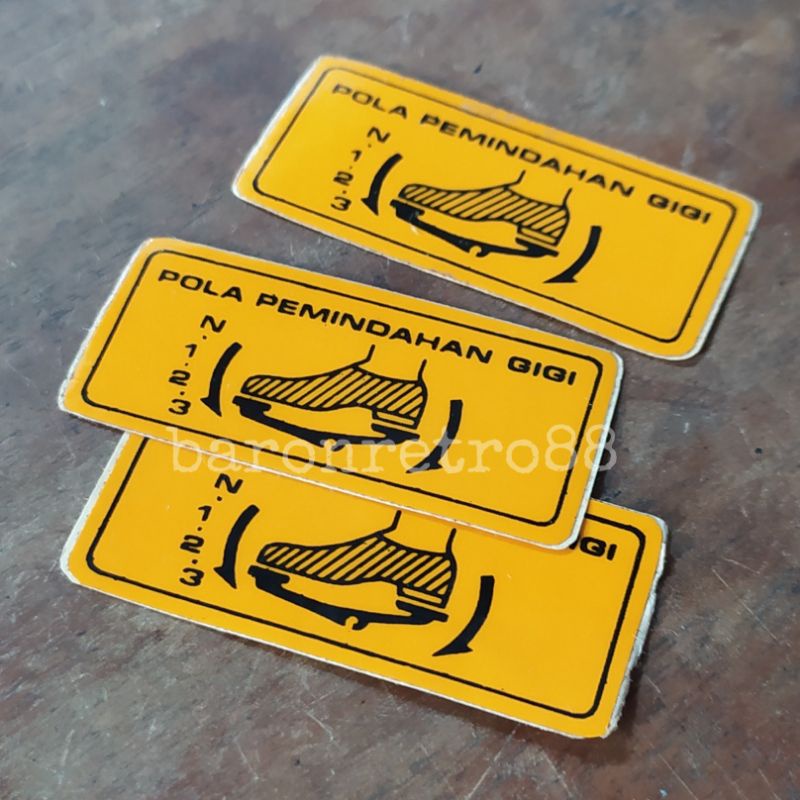 Jual STIKER PERPINDAHAN GIGI HONDA C70 | Shopee Indonesia