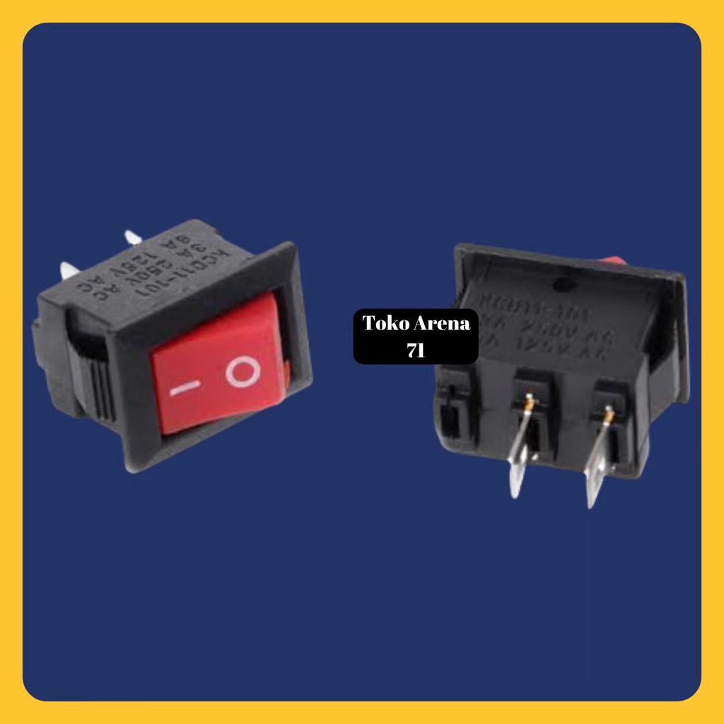 Jual Saklar Rocker Switch 2Pin 2 Pin 2 Kaki On Off | Shopee Indonesia