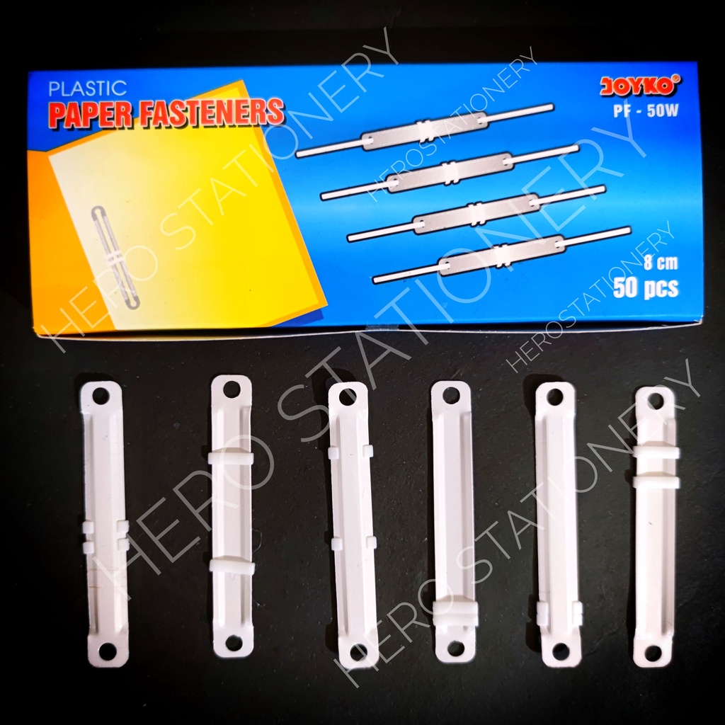 Jual Paper fastener pengikat kertas joyko PF-50W 1 box isi 50 unit | Shopee Indonesia