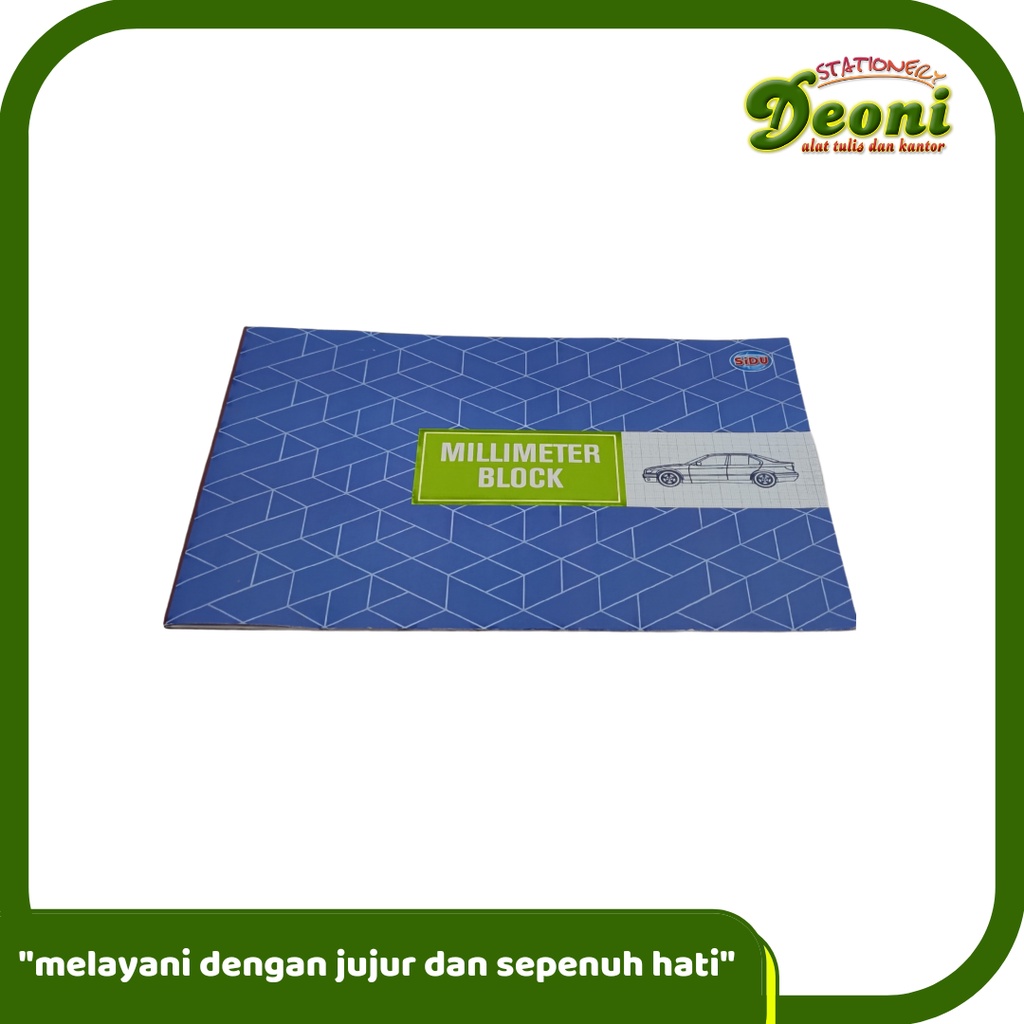 Jual SIDU Milimeter Block F4 (isi 20 Lembar) | Shopee Indonesia
